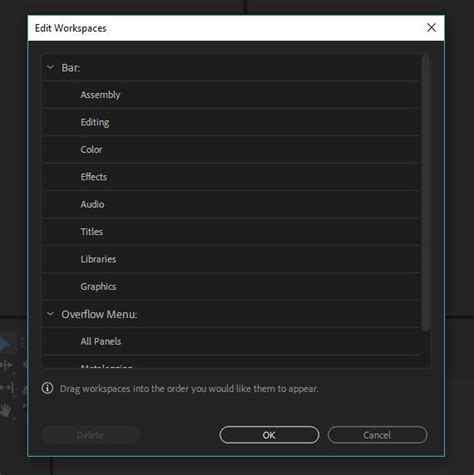 The Premiere Pro Workspace How To Customize Your Editing Workspace