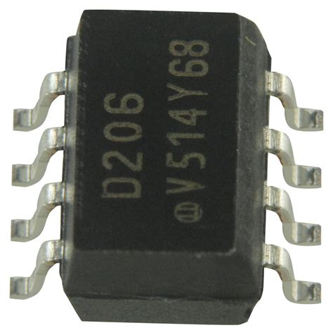 ILD206T Vishay Optocoupler Transistor Output 2 Channel
