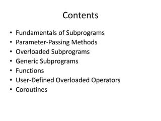 08 subprograms | PDF