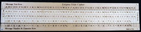 Creative Crafthouse Enigma Slide Cipher Linear Rule