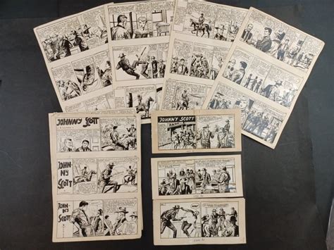 Tarquinio Sergio Original Page Johnny Scott X Storie