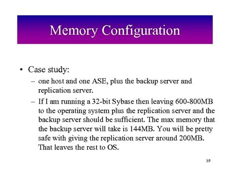 Sybase Ase Installation Standards An Overview Of