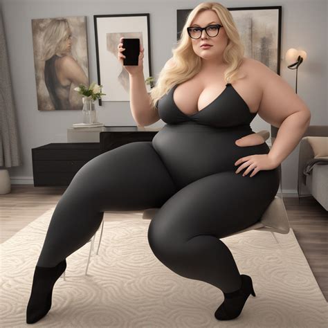 Photorealistic Hyperrealist Blonde Bbw Plump Chubb By Kevin1970 On