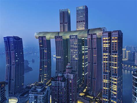 重庆来福士 朝天门的入口 建筑设计 新湖南
