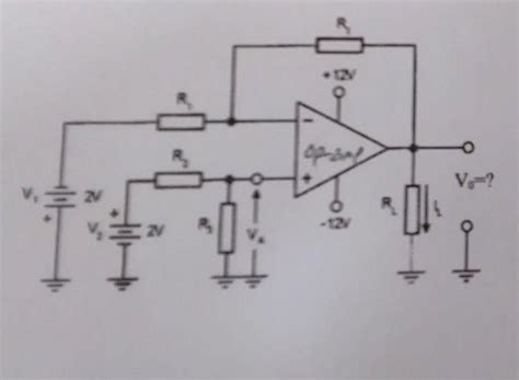 Find The Output Voltage Vo And The Load Current Chegg Com