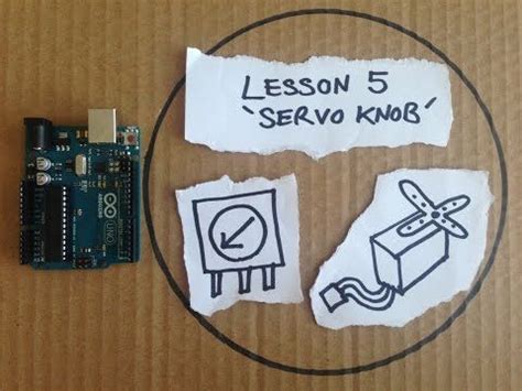 Lesson Arduino Quick Guide Servo Knob Arduino Microcontroller Board Lesson