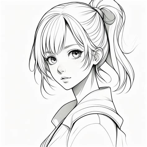 人物头像图片简笔画女生怎么画笔画（高清20张） 简笔画图片大全