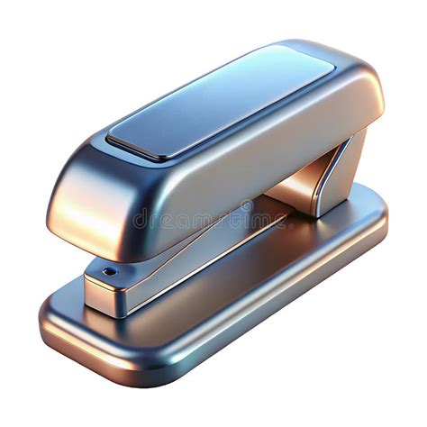 Metallic Ergonomic Stapler Design Stock Illustration Illustration Of