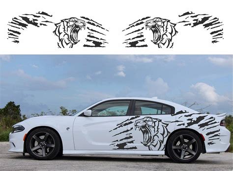 New Huge Side Vinyl Decal Fits Dodge Charger 2015 2021 Sticker