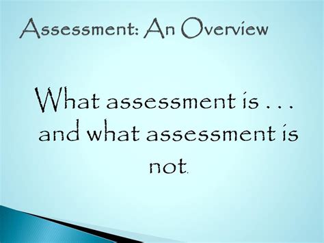 Ppt Assessment An Overview Powerpoint Presentation Free Download Ppt Assessment An Overview Powerpoint Presentation Free Download