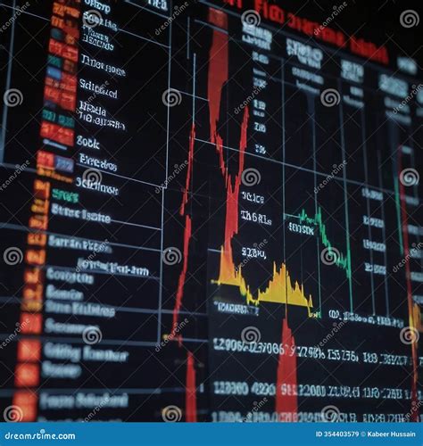 Trader Analyzing Data On Virtual Screen Price Graph And Indicator