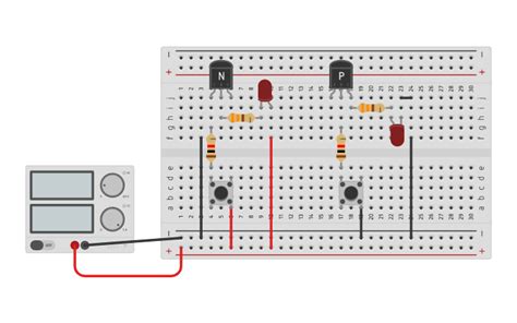 Circuit Design Transistors Tinkercad
