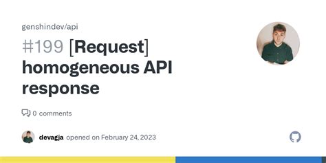 Request Homogeneous API Response Issue Genshindev Api GitHub
