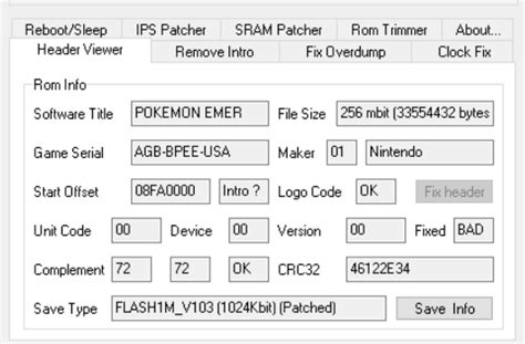 Managing Gba Saves Extracting And Injecting Save For Bootleg Gba Pokémon Carts Saves Guides