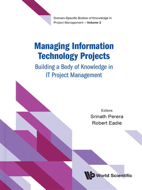 Managing Information Technology Projects Building A Body Of Knowledge In It Project Management Pdf