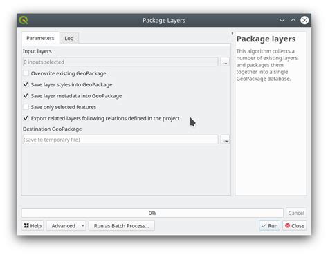 Add Relations Export Option To Package Alg Request In QGIS Issue 7713 Qgis QGIS