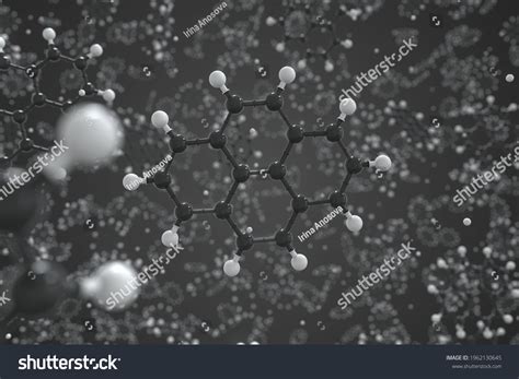 Pyrene Molecule Made Balls Scientific Molecular Stock Illustration 1962130645 Shutterstock