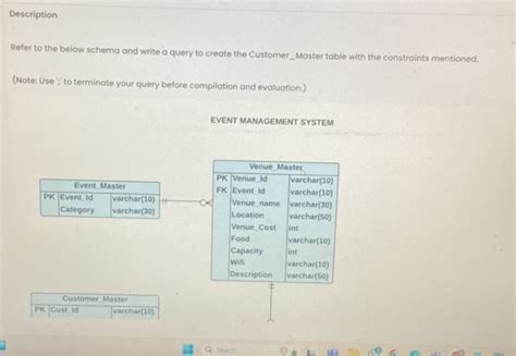 Description Refer to the below schema and | StudyX