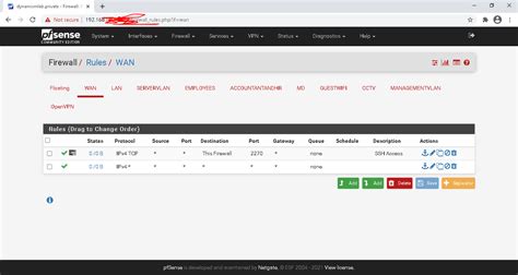 Having Issues In Accessing Pfsense Using Ssh Lawrence Systems Forums