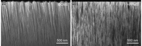 Bright Field Stem Micrographs Of Cross Section Of A Dcms And B Download Scientific Diagram