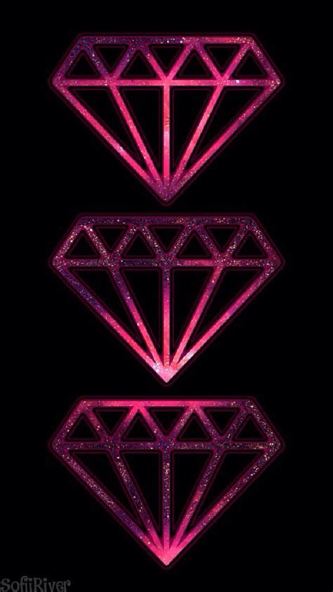 다이아몬드 벽지 아이폰분홍빨간선디자인무늬 362385 Wallpaperuse