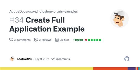 create full application example by bootsie123 · pull request 34