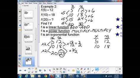 lesson 7 03 part ii identifying functions from numerical patterns