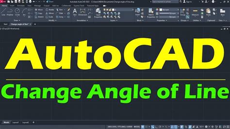 How To Change Angle In Autocad Templates Sample Printables