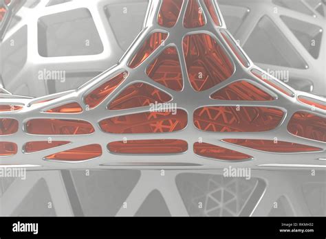 Abstract 3d Rendering Concept Of High Poly Architecture With Steel And Glass Chaotic Mesh Grid Abstract 3d Rendering Concept Of High Poly Architecture With Steel And Glass Chaotic Mesh Grid