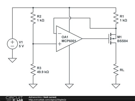 Limit Current CircuitLab