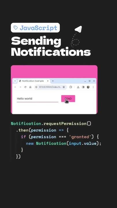 🚀 Master Sending Notifications With Html And Css3 💻🔥shorts Coding