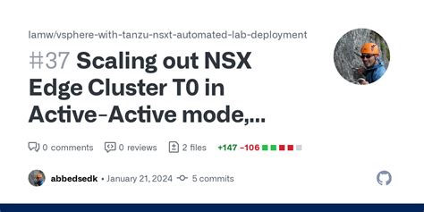 Scaling Out NSX Edge Cluster T0 In Active Active Mode Loadbalancing Edge TEP And ESXi TEP And