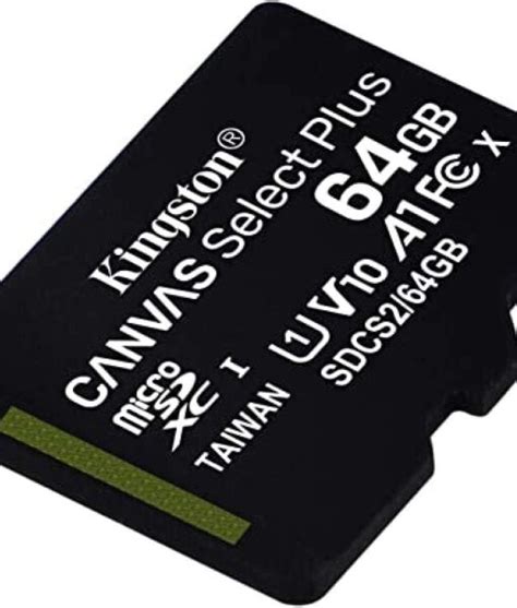 Kingston Canvas Select Plus microSD Card SDCS2/64GBSP Class 10 | Suntechk
