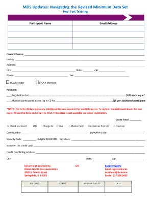 Fillable Online MDS Updates Navigating The Revised Minimum Data Set Fax Email Print PdfFiller