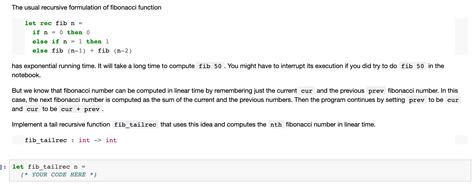 Solved The Usual Recursive Formulation Of Fibonacci Function