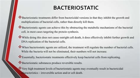 Antibacterial Chemicals Bactericidal And Bacteriostatic Pptx Infectious Diseases Diseases