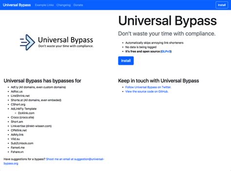 Universal Bypass 對付廣告連結利器自動跳過惱人的倒數計時畫面