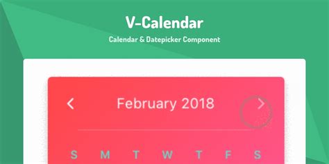 V Calendar Calendar And Datepicker Component Made With Vuejs