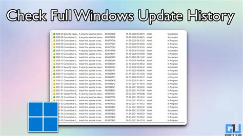 2 Ways To See Full Windows Update History On Windows 1110 Gadgets To Use