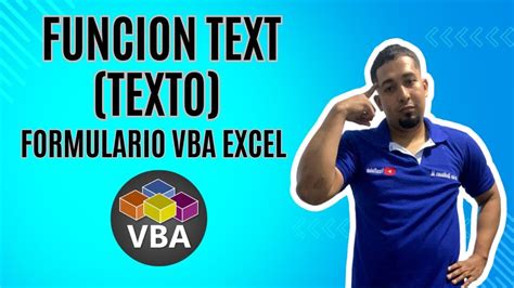 Funcion Text Texto En El Formulario Vba En Excel Cap 37 Sepamosexcelvba Vbasepamosexcel Vba