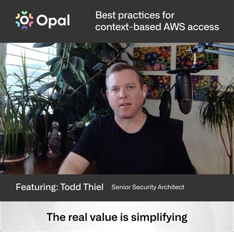 lance larsen on linkedin best practices for context based aws access