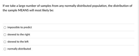 solved if we take a large number of samples from any