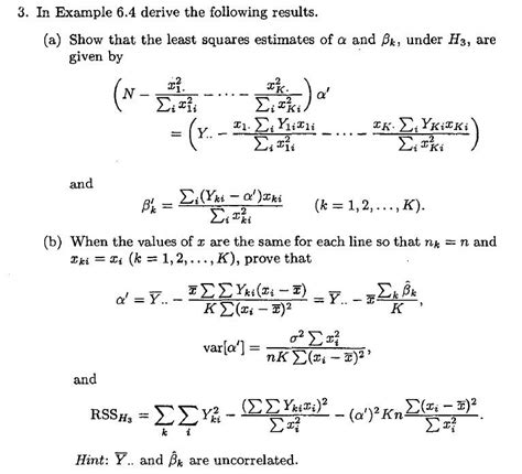 linear models and straight line regression