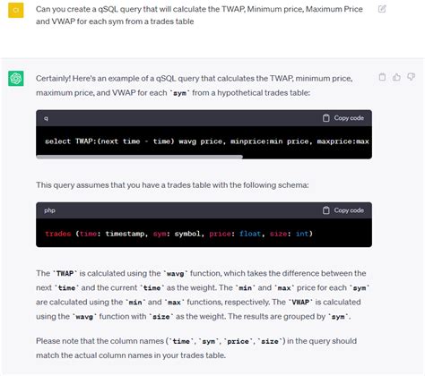 prompt engineering kdb and chatgpt · data intellect