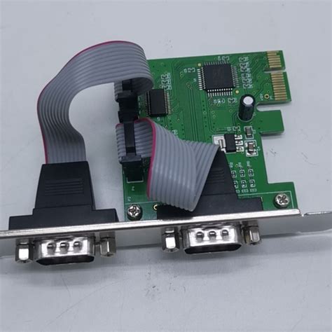 Pcie To Two Serial Ports RS232 Interface Industrial Control Computer Expansion Card Computer
