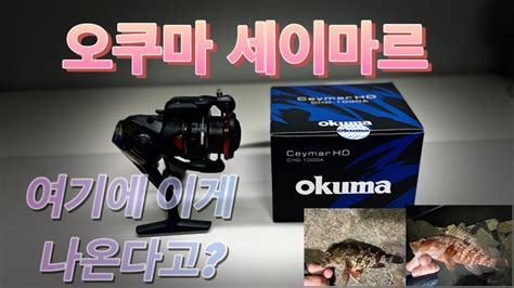 세상에 이런어종이 나온다고 신기하네 오쿠마 세이마르 현장 테스트 Youtube