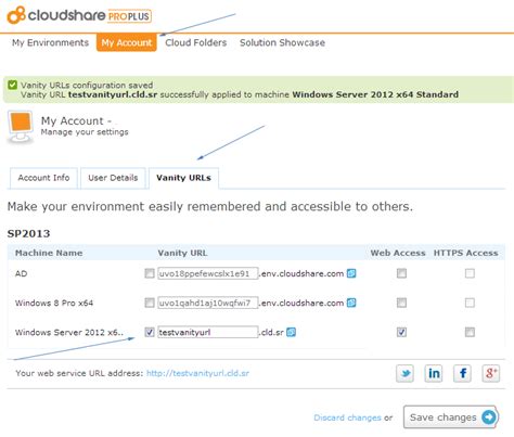 Using Cloudshare Vanity Urls With Sharepoint Sites Adis Jugo Blog