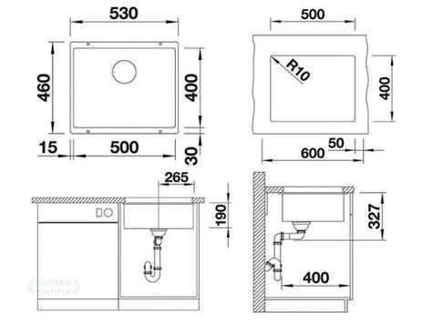 Кухонная мойка Blanco Subline 500-U 525995 Черная купить в Саратове