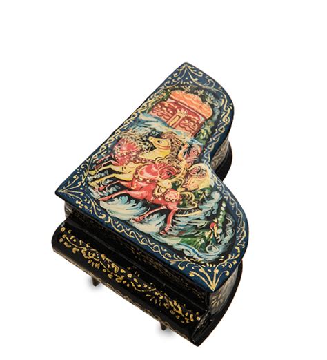 Купить Шкатулка Рояль мал ШК 15 4 A ручная работа 113 401829 по цене 2 784руб с доставкой