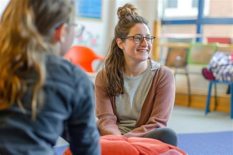 premium photo describe the tactile warmth of teachers fostering